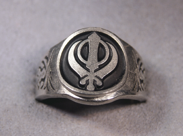 Sikh Khanda Jewelry Pewter Ring Sizes 7 to 14 | eBay